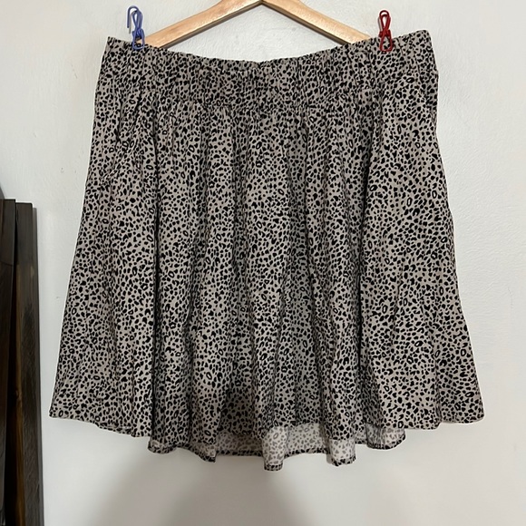torrid | Skirts | Torrid Plus Size Animal Print Skater Skirt | Poshmark